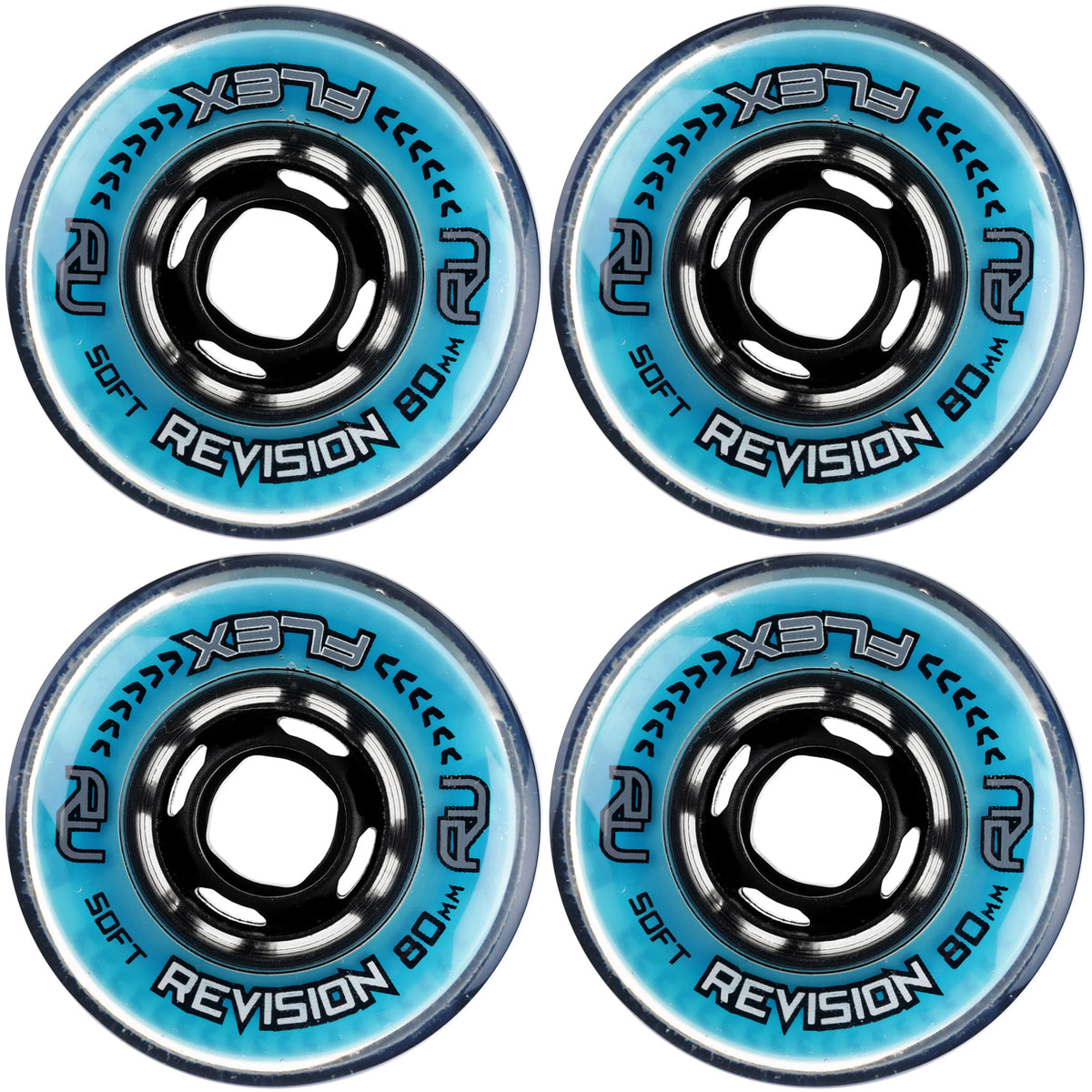 REVISION FLEX SOFT INDOOR WHEELS 4 PACK – Skaters Network