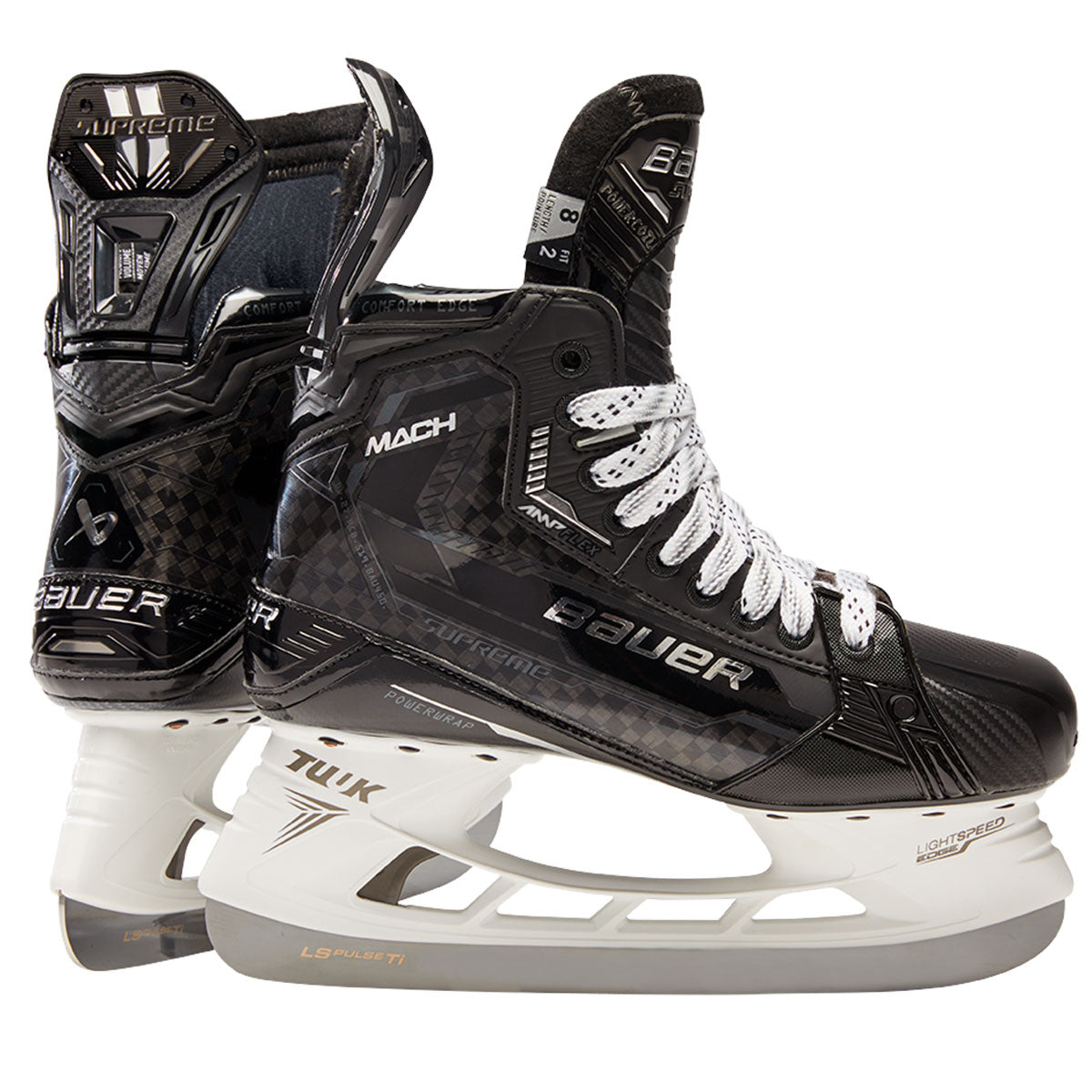BAUER SUPREME MACH SKATES SENIOR with Pulse Ti runners – Skaters Network